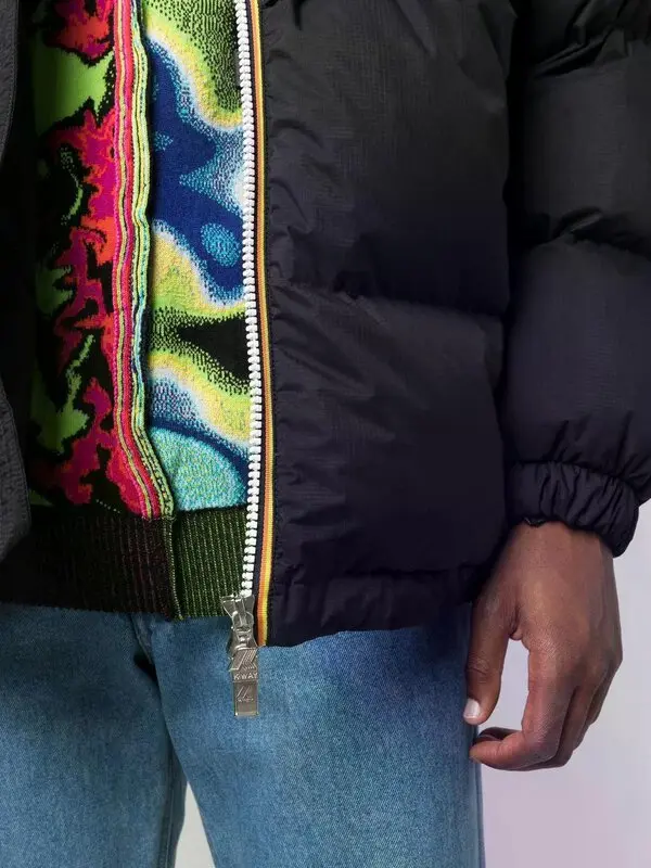 K-WAY Zip-up Padded Coat - Blue