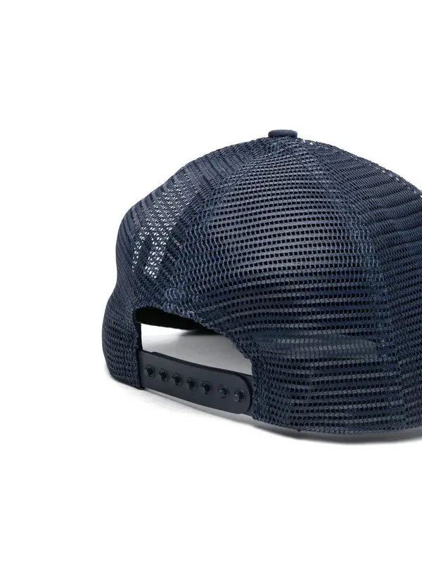 Rhude Logo-Patch Trucker Cap In Blue RHUDE PATCH TRUCKER HAT – R H U D E main image 3
