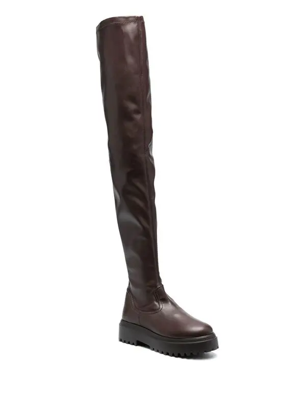 LE SILLA Ranger Thigh-high Boots - Brown
