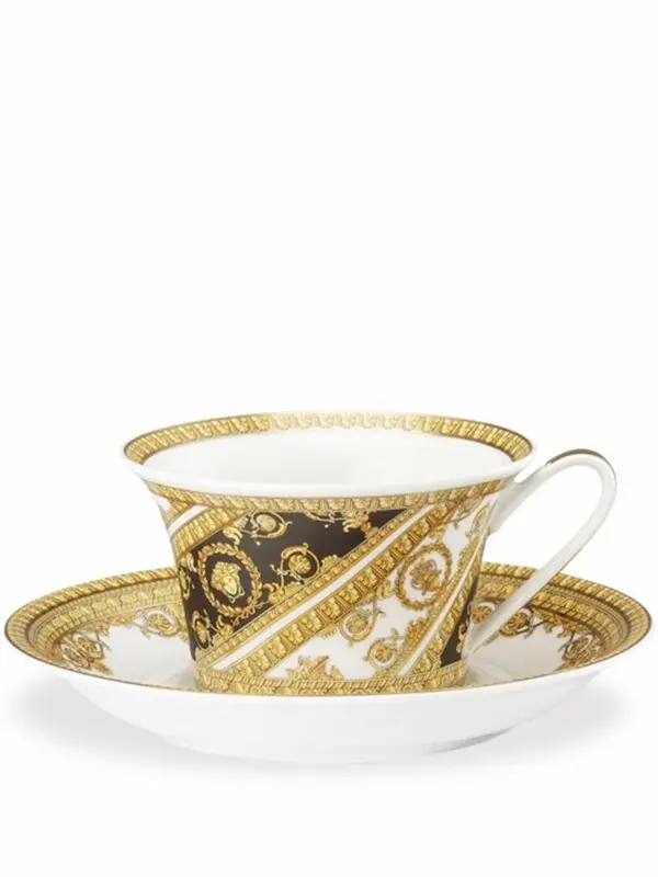 Versace Baroque Teacup And Saucer