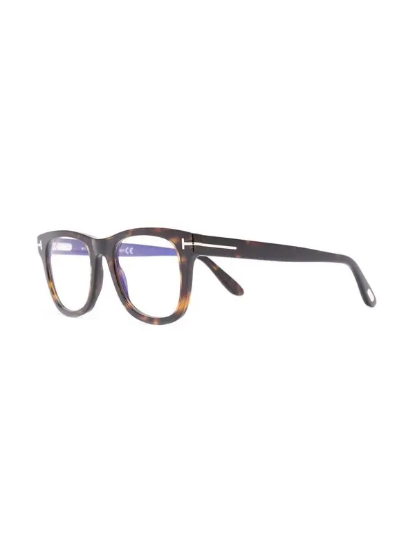 TOM FORD Round Frame Eyeglasses - Brown