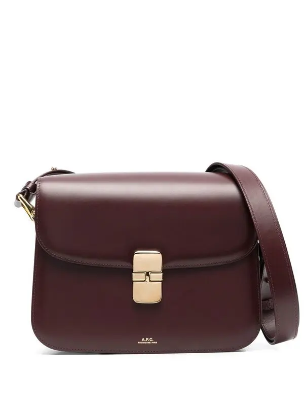 A.p.c. Grace Leather Shoulder Bag