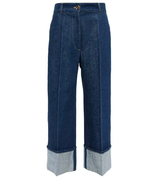 PATOU Mid-rise Wide-leg Jeans