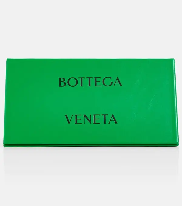 Bottega Veneta Mirrored Oval Sunglasses