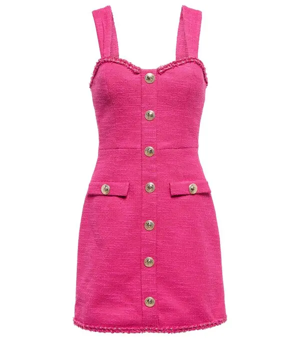 Rebecca Vallance Anita Tweed Minidress