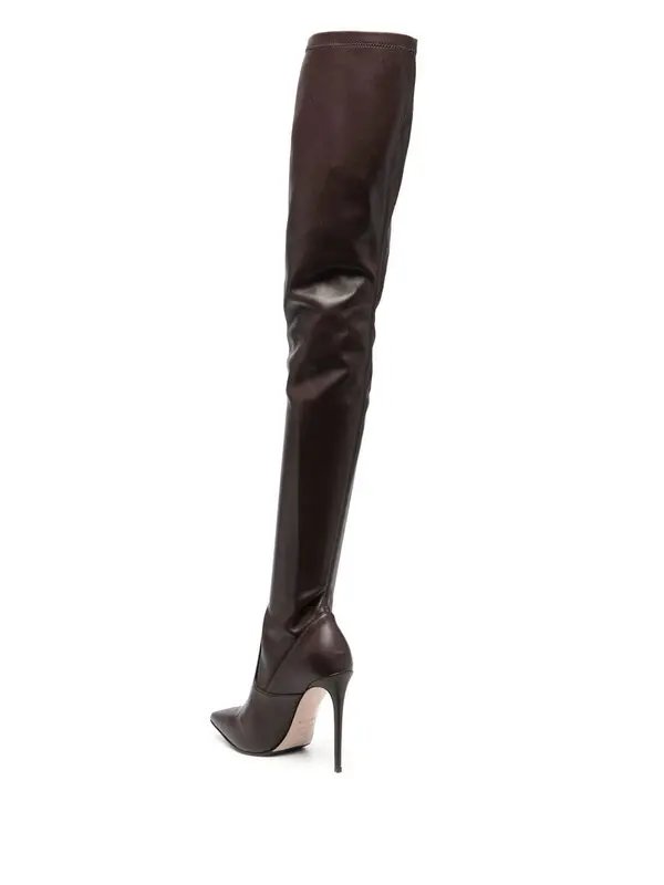 LE SILLA Eva 115mm Thigh-high Boots - Brown