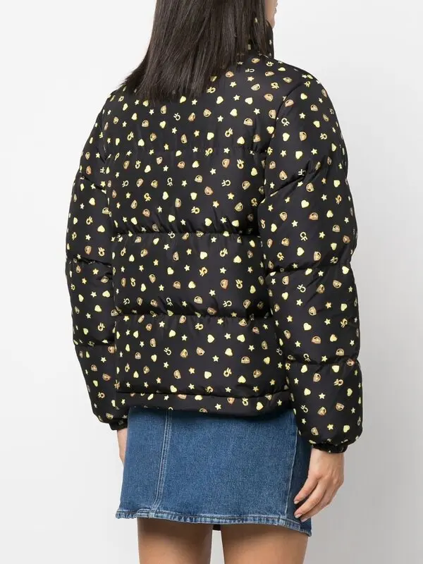 CHIARA FERRAGNI Logo Print Puffer Jacket