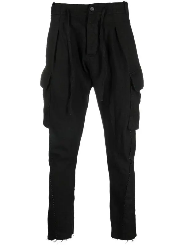 Masnada Hemp-wool Blend Cargo Trousers