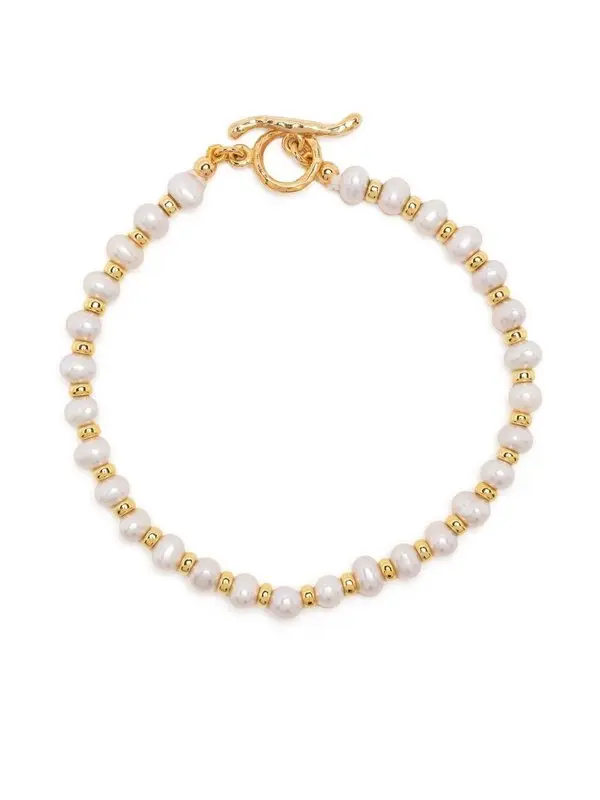 DOWER & HALL Timeless Halo Bracelet - White