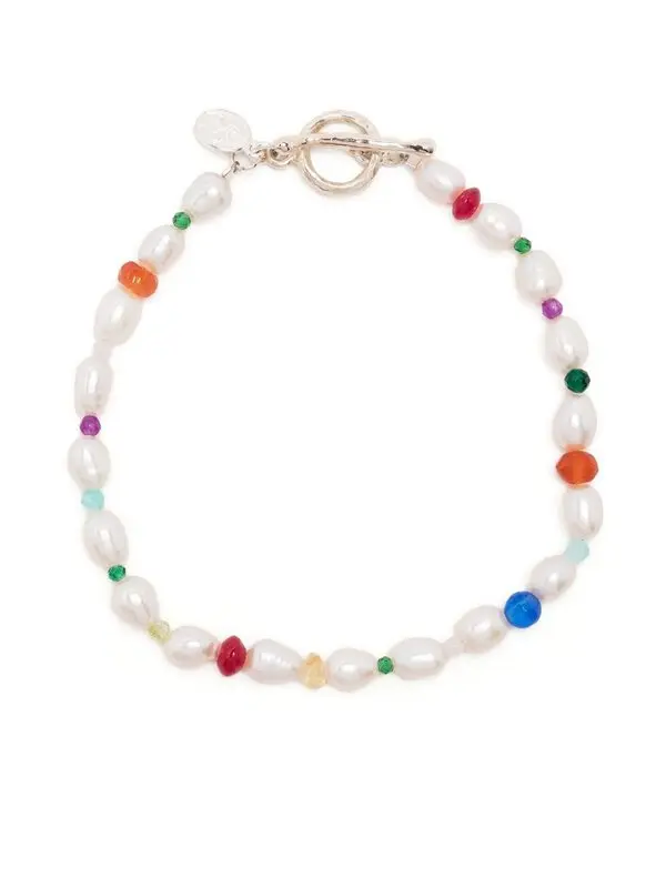 DOWER & HALL Carnival Gemstone Bracelet - White