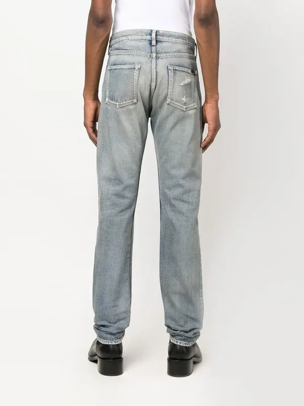 Saint Laurent Mid-rise Straight Jeans
