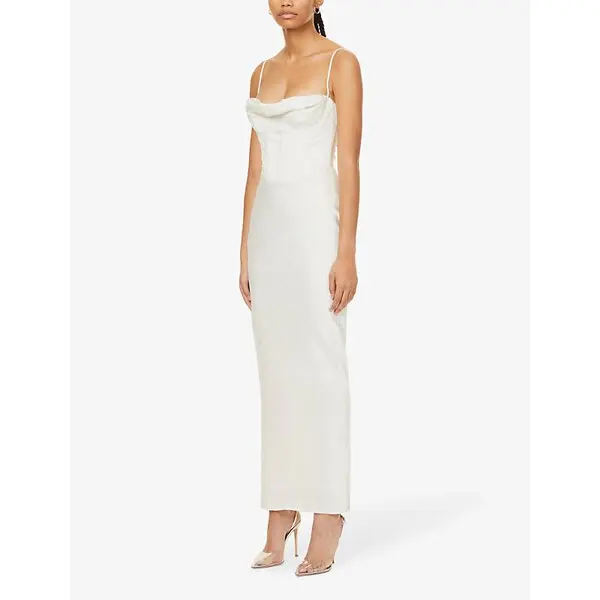 House of CB Charmaine Corset Maxi Dress - Ivory