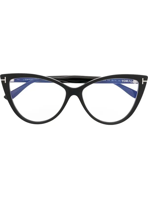TOM FORD Cat-eye Frame Glasses - Black