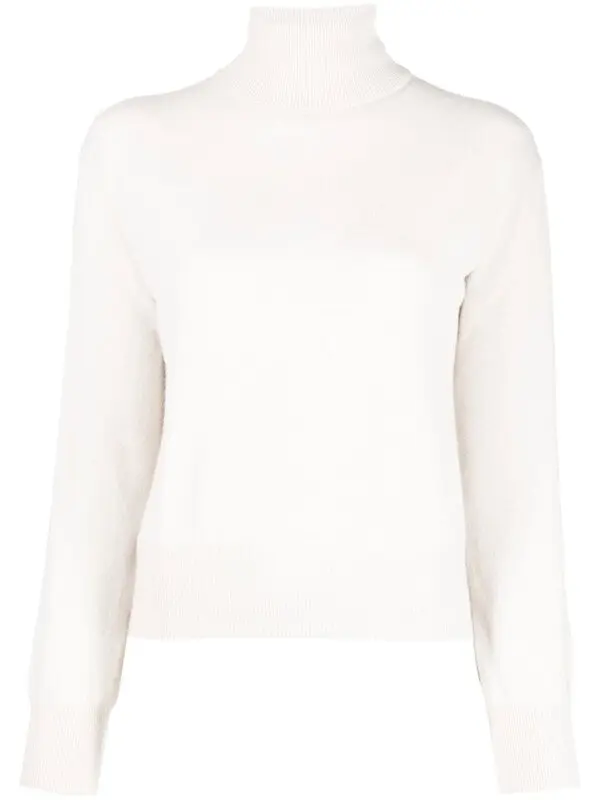 ALLUDE High-neck Cashmere Jumper