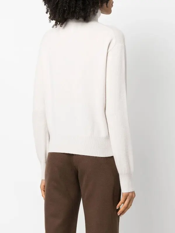 ALLUDE High-neck Cashmere Jumper