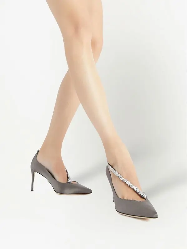 GIUSEPPE ZANOTTI Filipa Crystal-embellished Pumps