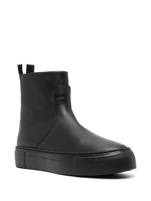 Agl Meghan Leather Ankle Boots - Black
