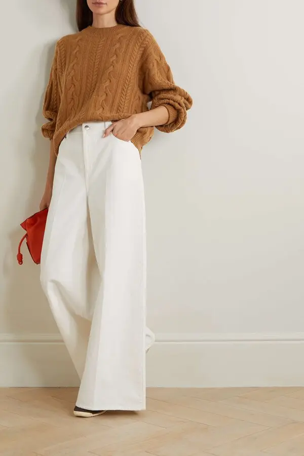 Arch4 Marina Cable-knit Cashmere Sweater - Tan