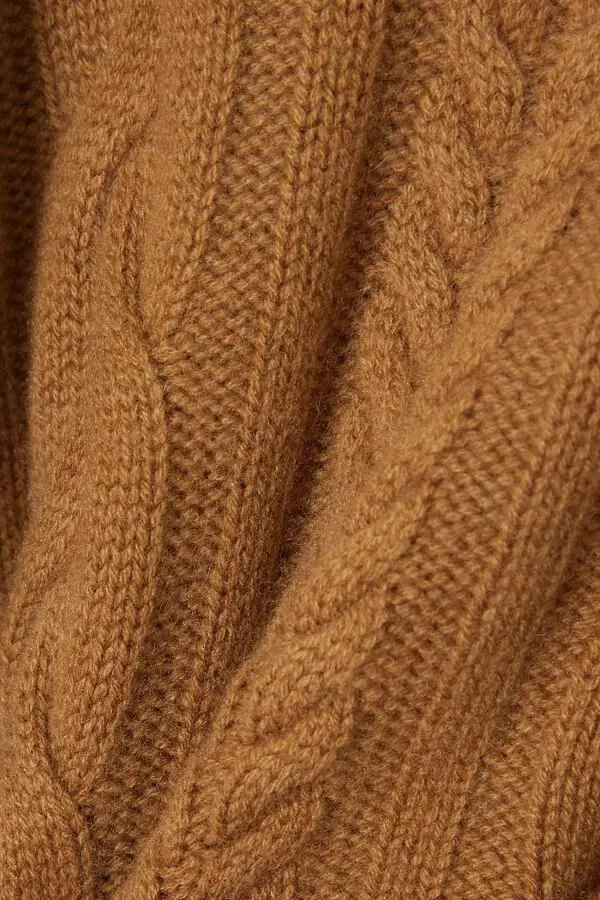 Arch4 Marina Cable-knit Cashmere Sweater - Tan