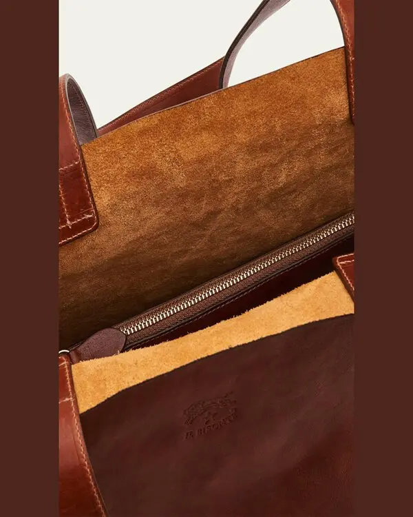 Il Bisonte Valentina Vachetta Leather Tote Bag