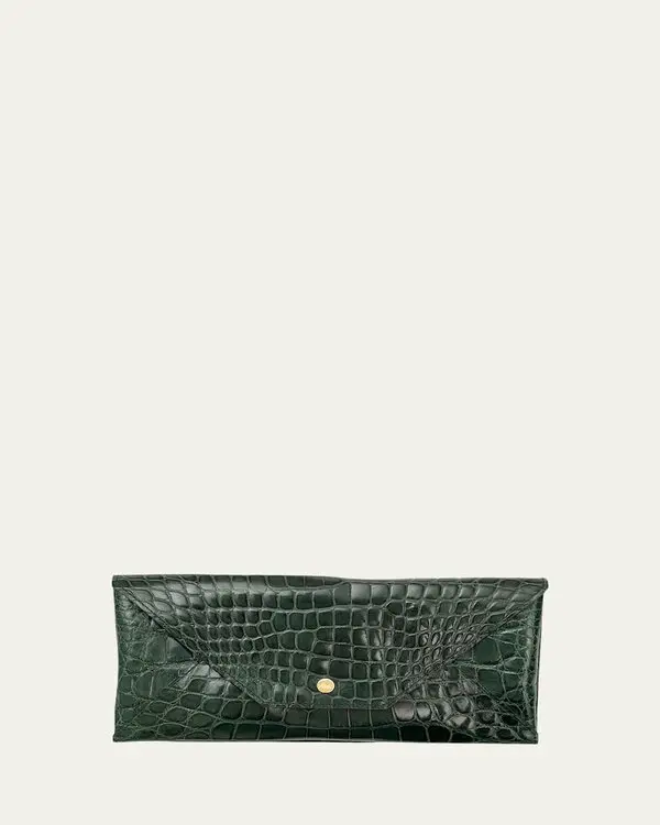 ABAS Envelope Alligator Travel Organizer - Hunter Green