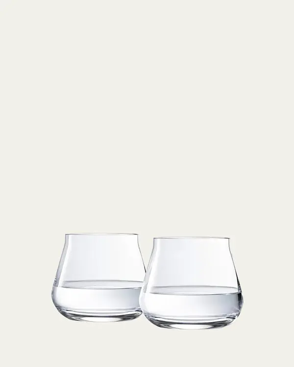 THE MARTHA, BY BACCARAT Chateau Double Old-fashioned Tumblers, Set Of 2 - Clear