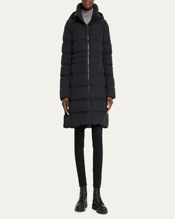 Canada Goose Aurora Feather Down Parka - Black