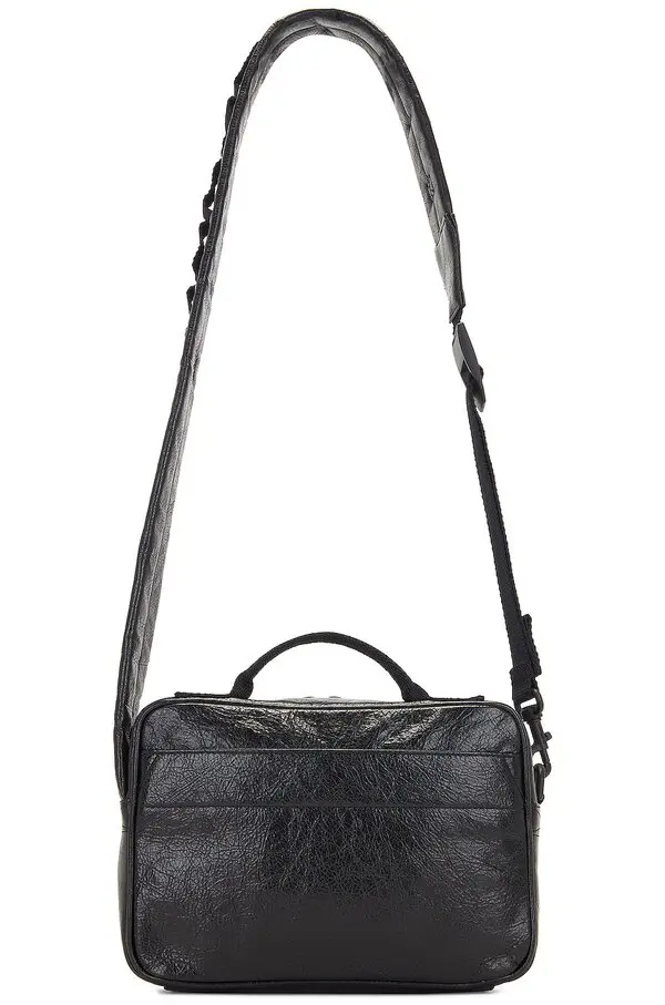 Balenciaga Army Pouch With Strap In Black - 20% Off | Editorialist