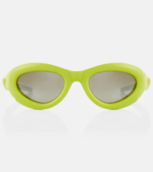 Bottega Veneta Oval Sunglasses - Green