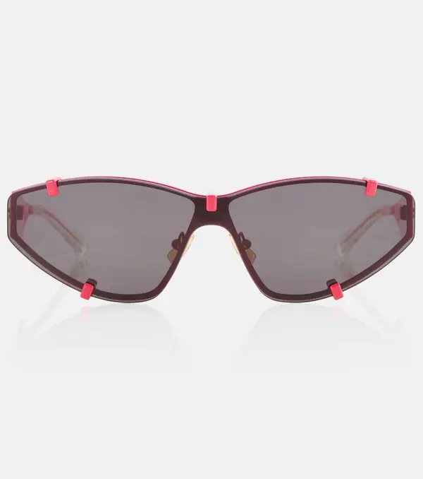 Bottega Veneta Grip Shield Sunglasses - Pink