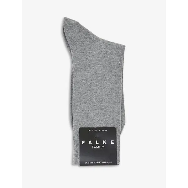 Falke Family Cotton-blend Socks - Light Greymel.