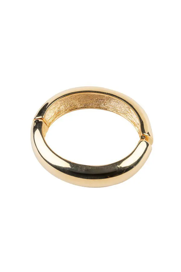 KENNETH JAY LANE Tone Hinged Bracelet - Gold
