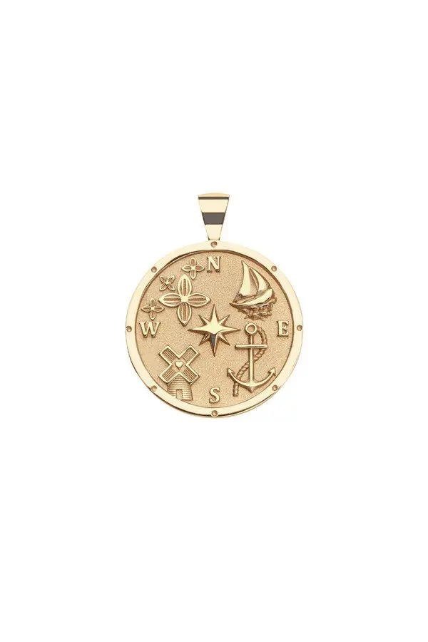 JANE WIN The Hamptons Jw Original Pendant Coin