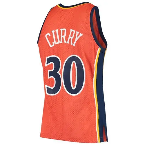 Mitchell & Ness Stephen Curry Golden State Warriors Hardwood Classics Swingman Jersey