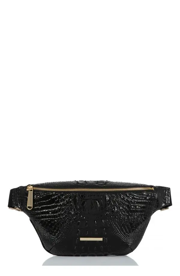 Brahmin Croc Embossed Leather Harker Belt Bag