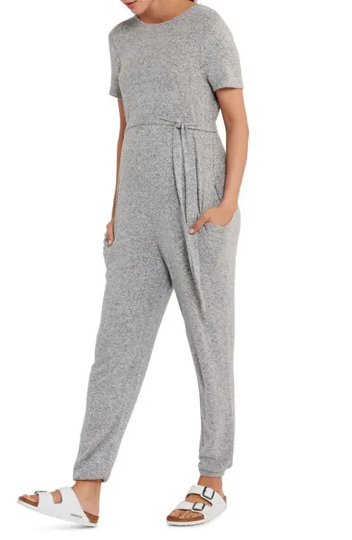 A Pea In The Pod Reversible Hacci Maternity Jumpsuit