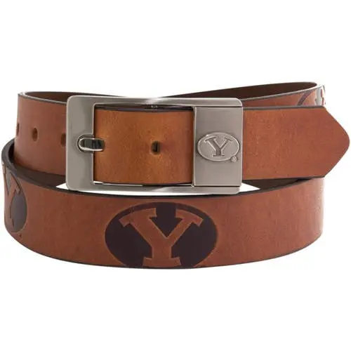 EAGLES WINGS Byu Cougars Brandish Leather Belt - Brown
