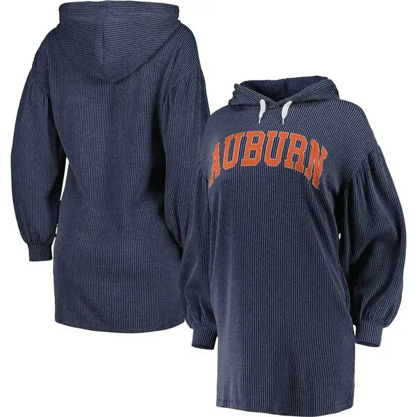 GAMEDAY COUTURE Auburn Tigers Game Winner Vintage Wash Tri-blend Dress - Navy