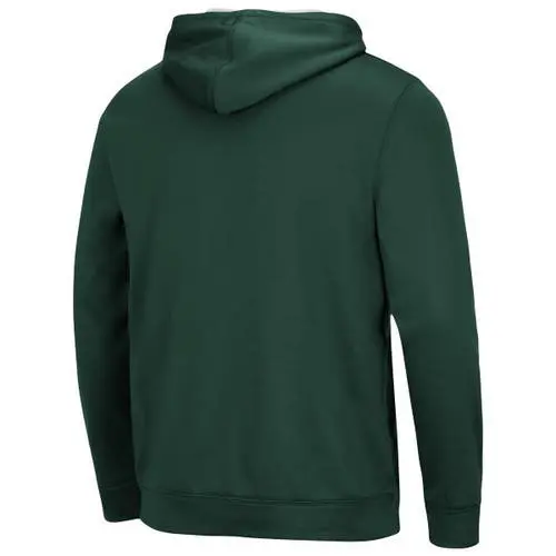 COLOSSEUM Michigan State Spartans Slash Stack 2.0 Pullover Hoodie