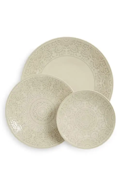 FORTESSA Havana 12-piece Dinnerware Set - Gray