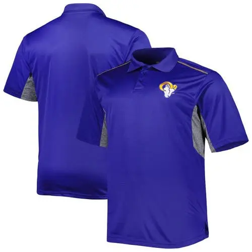 Profile Los Angeles Rams Big & Tall Team Color Polo - Royal