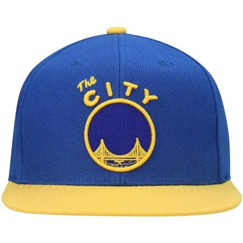 Mitchell & Ness Gold Golden State Warriors Hardwood Classics Snapback Hat