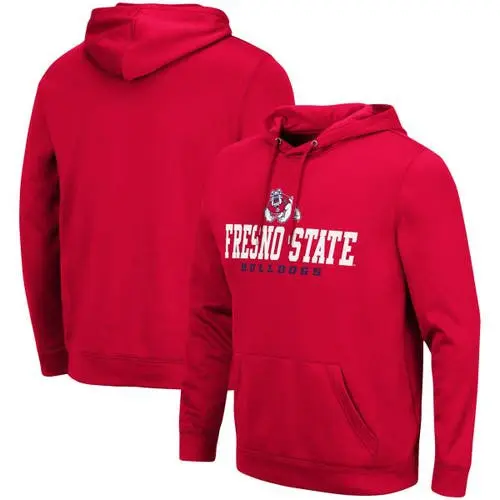 COLOSSEUM Fresno State Bulldogs Lantern Pullover Hoodie