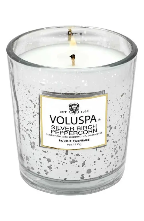Voluspa Peppercorn Classic Candle - Silver Birch