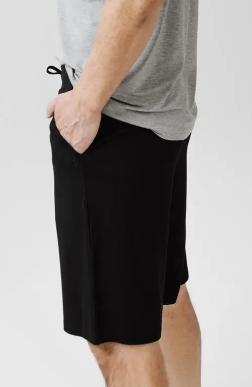 Cozy Earth Stretch Lounge Shorts - Black