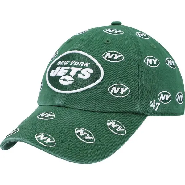 '47 47 New York Jets Confetti Clean Up Cap - Green