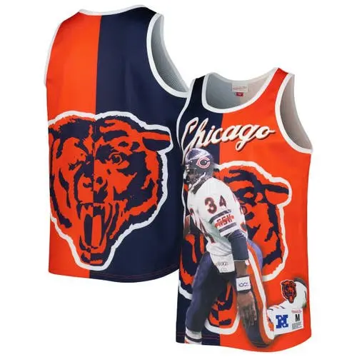 Mitchell & Ness Walter Payton /orange Chicago Bears Retired Player Graphic Tank Top