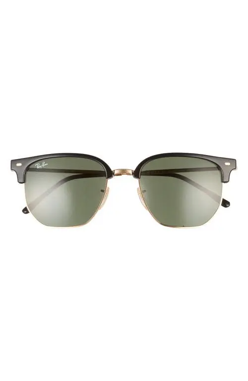 Ray-ban Clubmaster 55mm Square Sunglasses - Black
