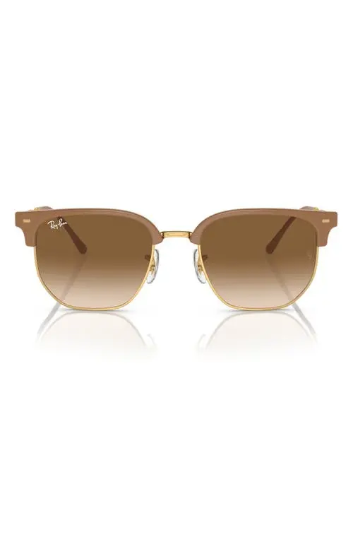 Ray-ban Clubmaster 53mm Square Sunglasses - Brown Grad