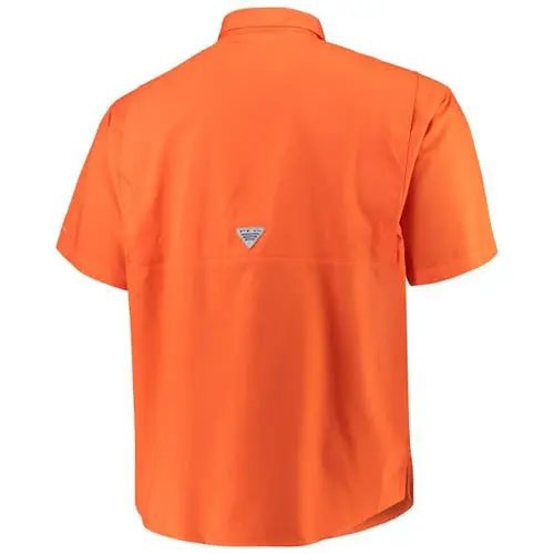 Columbia Clemson Tigers Big & Tall Collegiate Tamiami Button-down Shirt